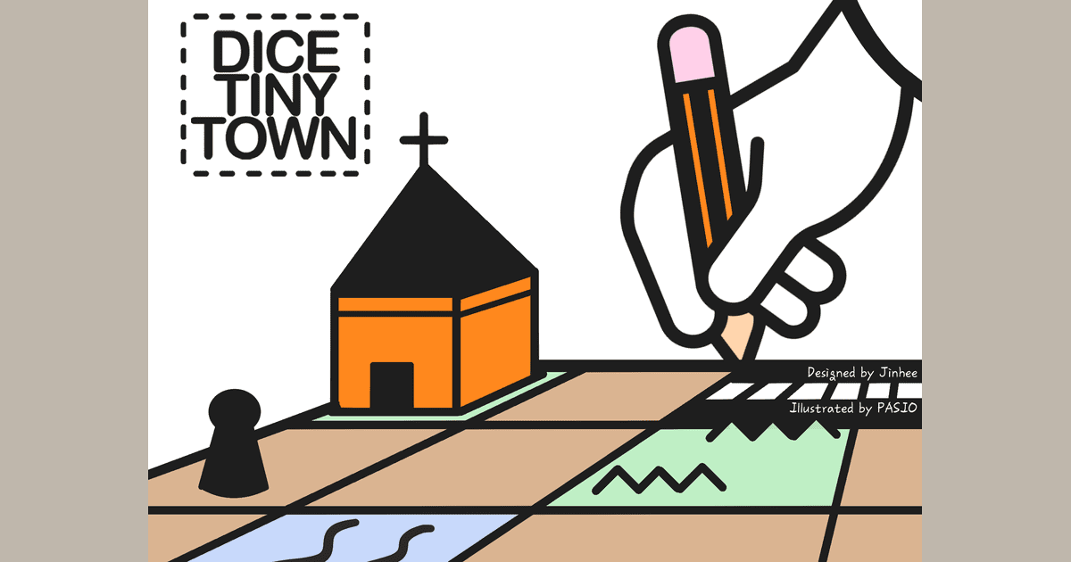 Dice Tiny Town PNP version Rules & Sheet | Dice Tiny Town