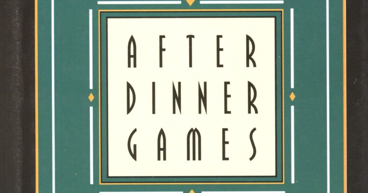 After Dinner Games | Board Game | BoardGameGeek