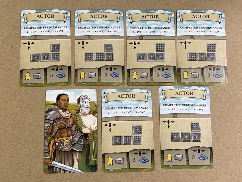 Hadrian's Wall: Actor | Board Game | BoardGameGeek