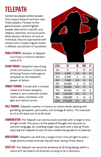 Telepath | RPG Item | RPGGeek