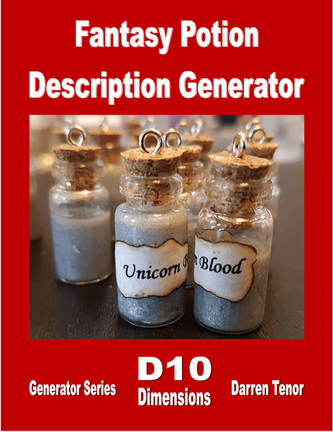 Fantasy Potion Description Generator | RPG Item | RPGGeek