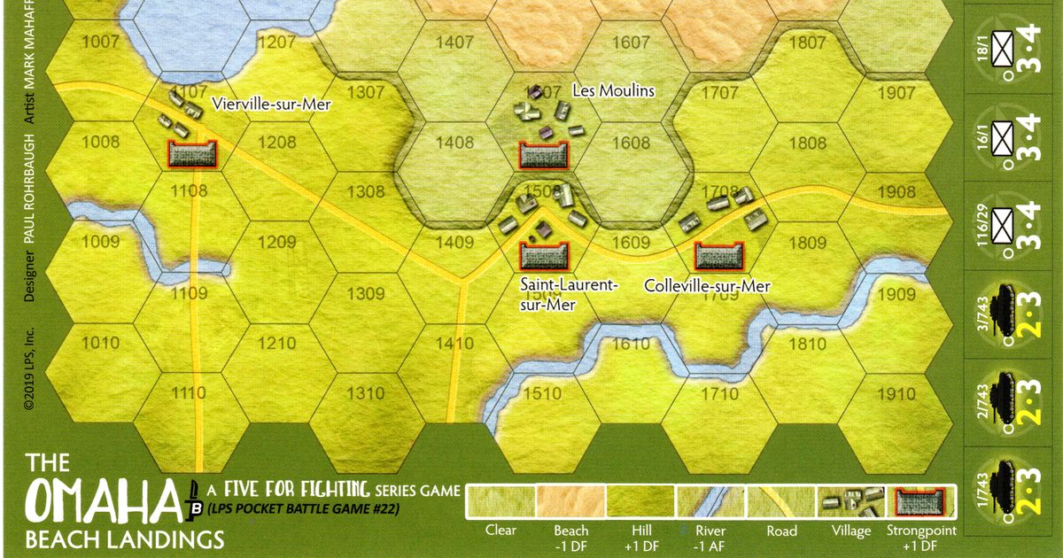 The Omaha Beach Landings | Board Game | BoardGameGeek