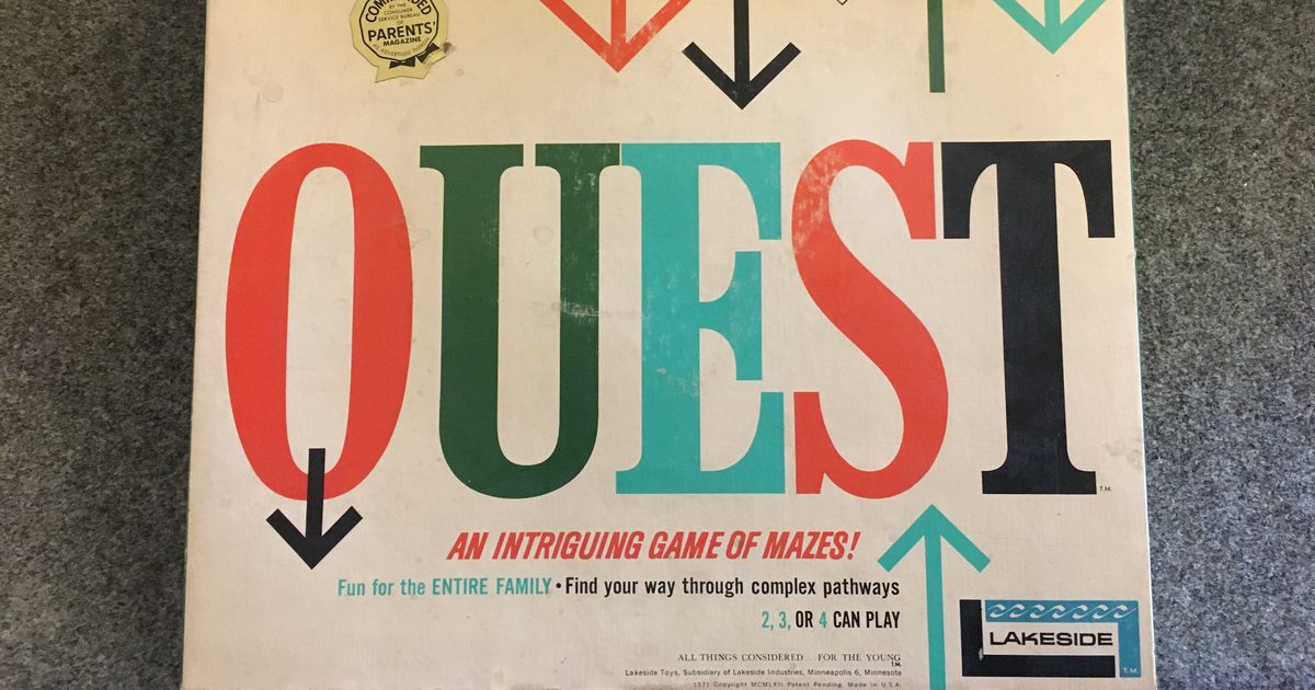QUEST: An intriguing game of mazes! | Board Game | BoardGameGeek