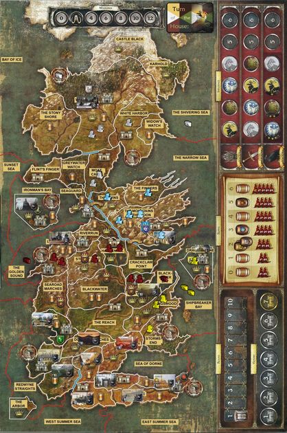 A Feast For Crows Map