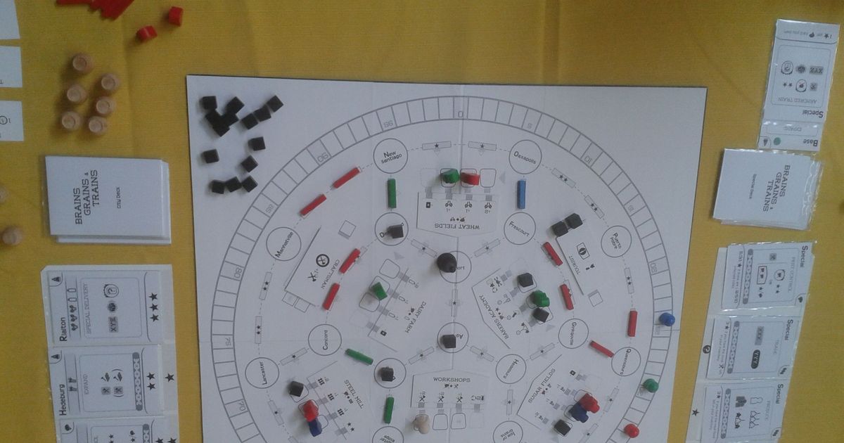 Brains, Grains & Trains | Board Game | BoardGameGeek
