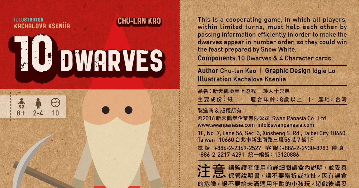 10 Dwarves | Board Game | BoardGameGeek