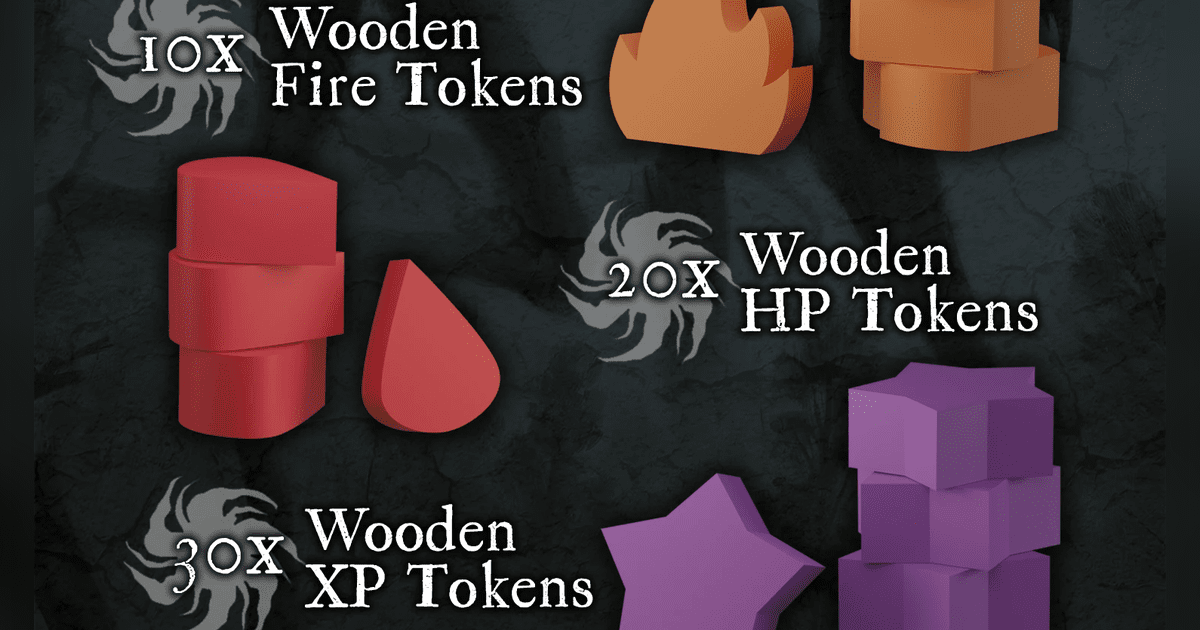 Aberration: Upgraded Wooden Tokens | Board Game Accessory | BoardGameGeek