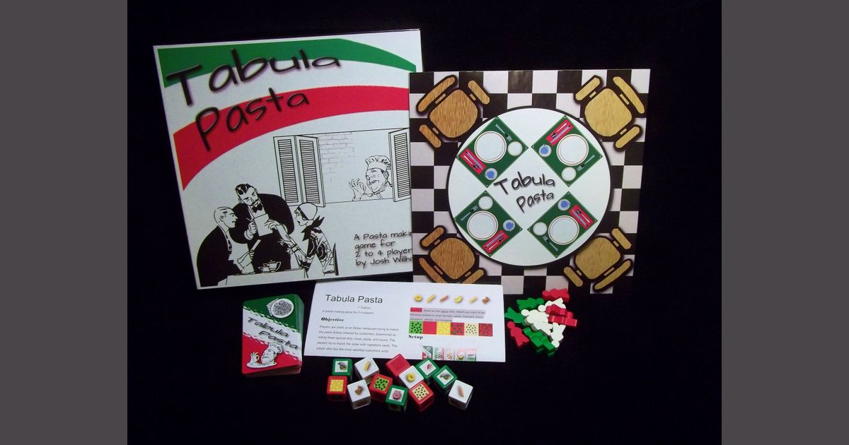 Tabula Pasta | Board Game | BoardGameGeek