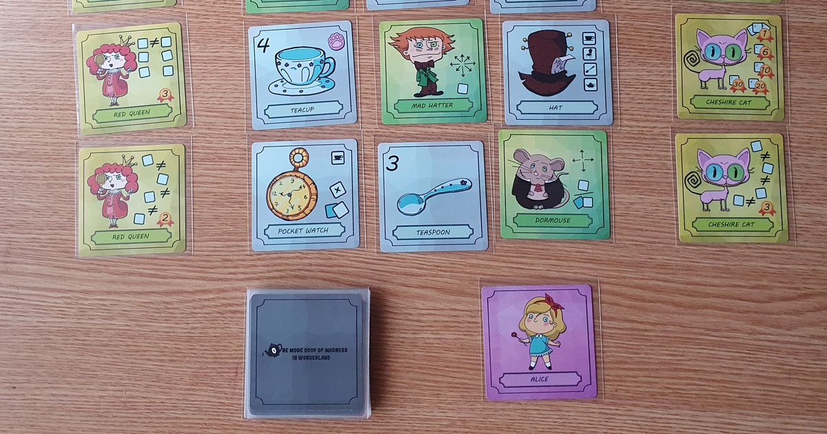 Another Drop Of Madness In Wonderland | Board Game | BoardGameGeek
