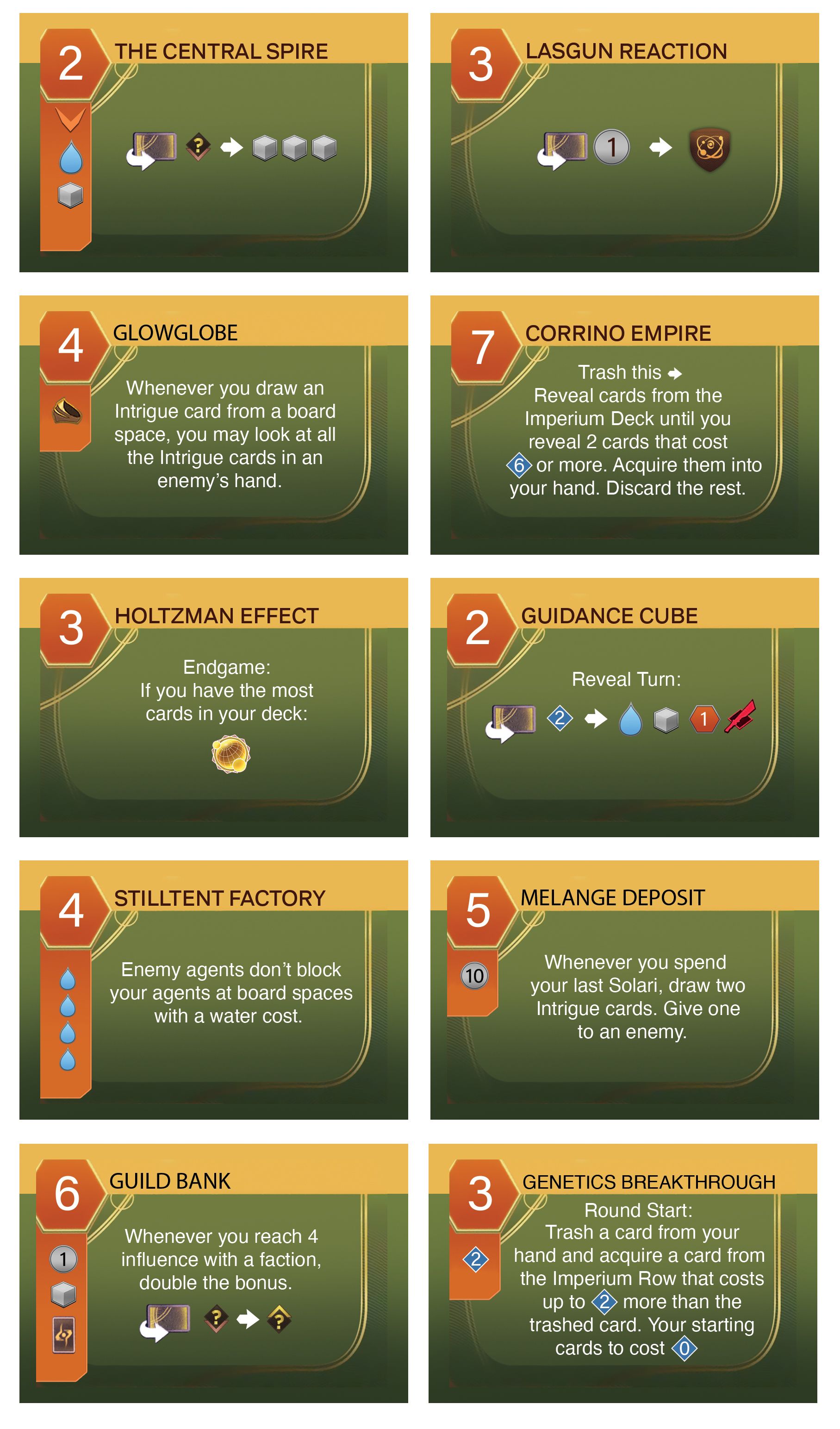 10 Fanmade Tech Tiles | Dune: Imperium