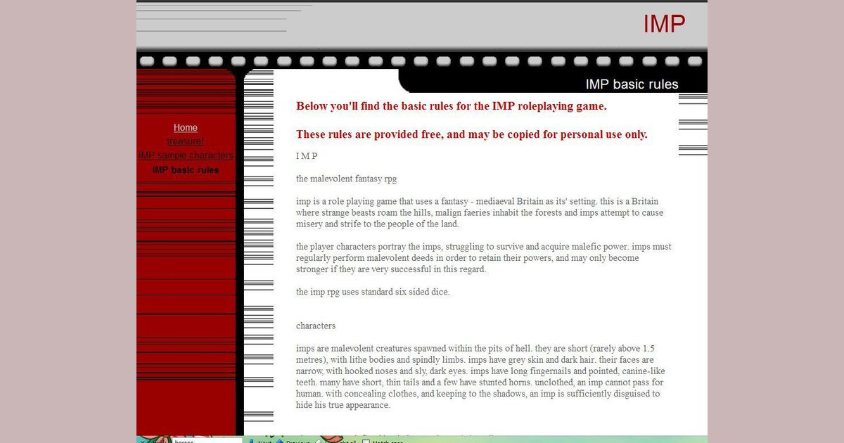 Imp | RPG Item | BoardGameGeek