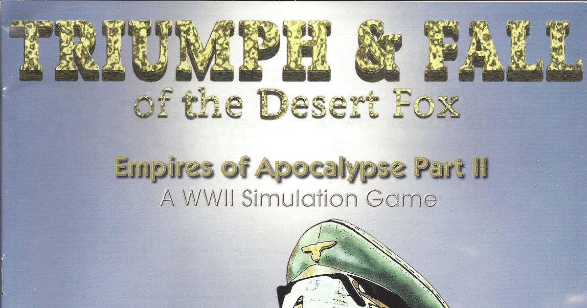 Triumph & Fall of the Desert Fox | Board Game | BoardGameGeek