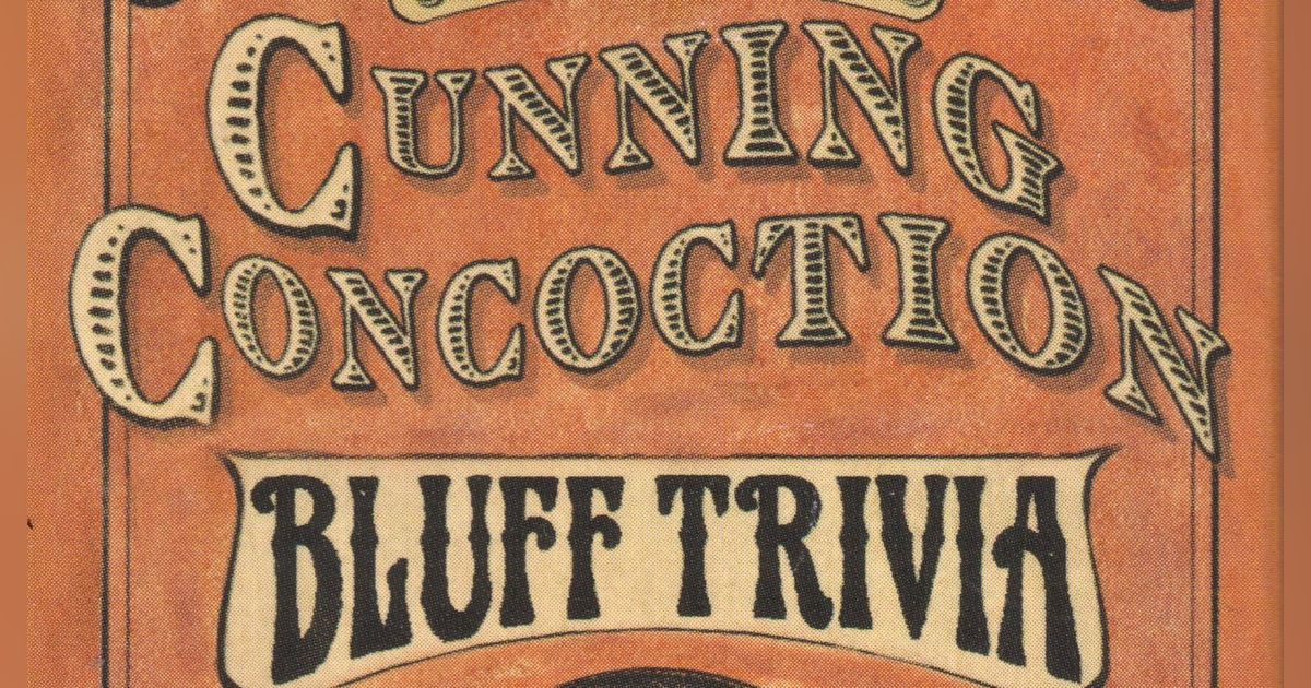Cunning Concoction: Bluff Trivia | Board Game | BoardGameGeek