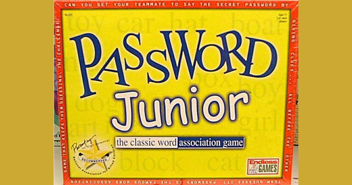 Password Junior | Board Game | BoardGameGeek