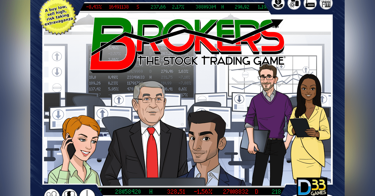 Brokers: The Stock Trading Game | Board Game | BoardGameGeek