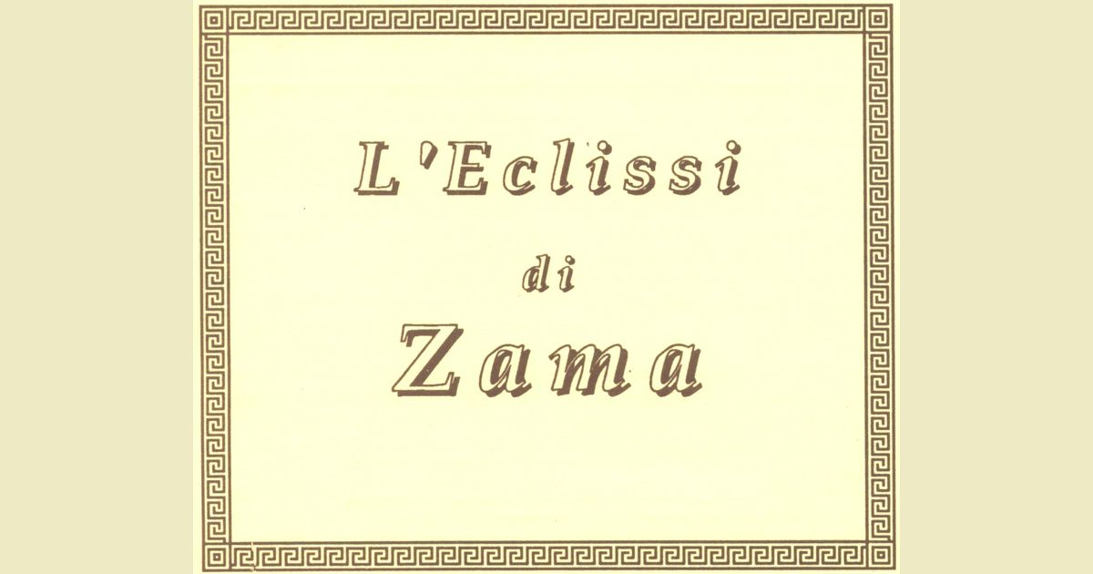 The original rule book | L'Eclissi di Zama
