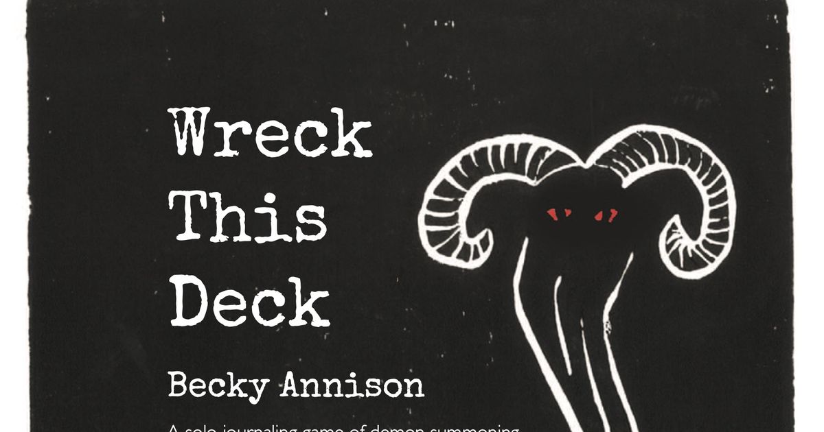 Wreck This Deck Revised Rpg Item Boardgamegeek