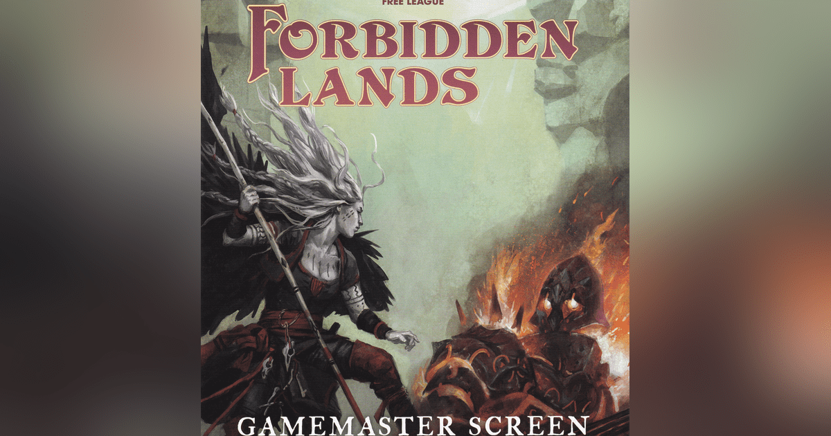 Forbidden Lands Gamemaster Screen | RPG Item | RPGGeek