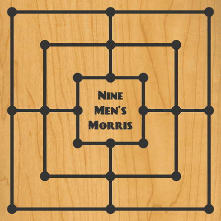 Nine Men's Morris, printable classic | Nine Men's Morris