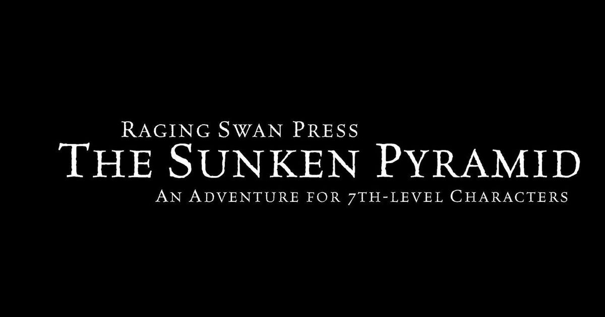 The Sunken Pyramid | RPG Item | RPGGeek