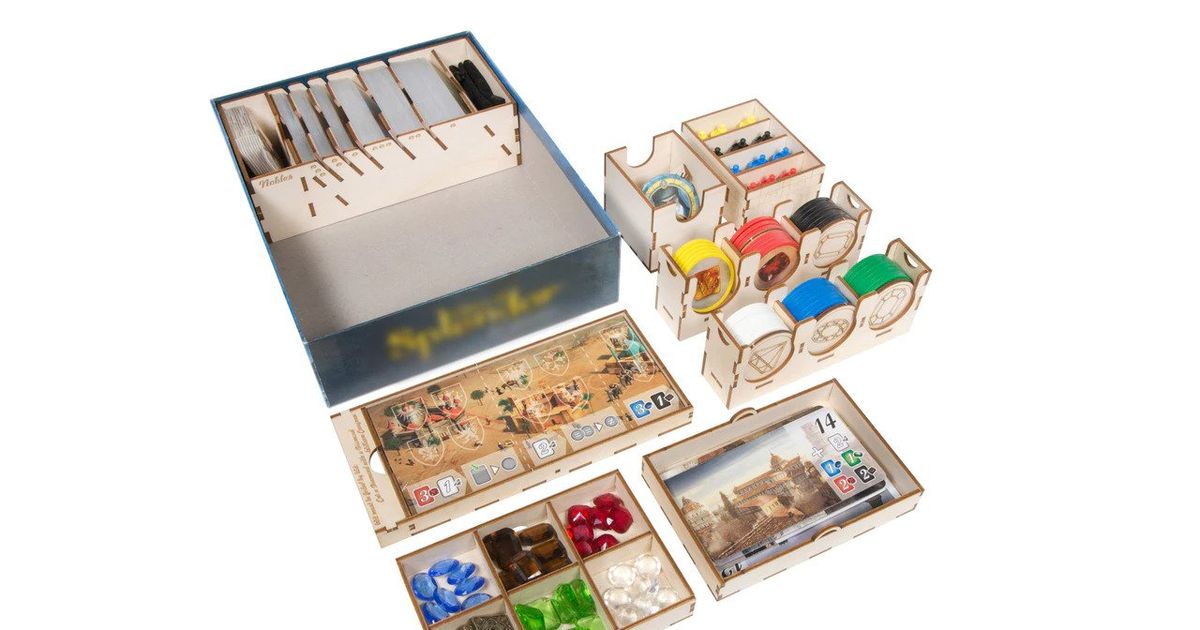 Splendor: Cities of Splendor – Splendid Cities Organizer | Board Game ...