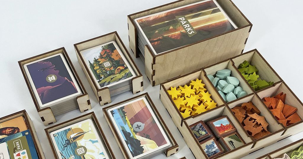 PARKS: The GiftForge Insert | Board Game Accessory | BoardGameGeek