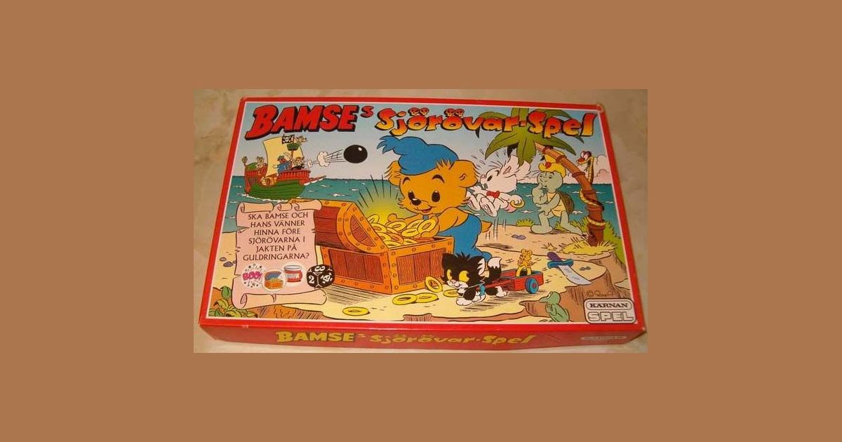 Bamses sjörövar-spel | Board Game | BoardGameGeek