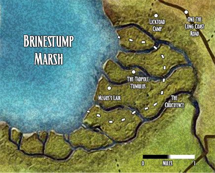 Distances in Brinestump Swamp? | Pathfinder #049: The Brinewall Legacy
