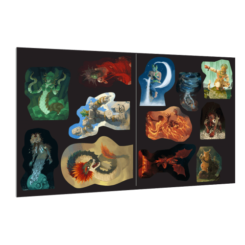 Mezo: Standees Pack | Board Game Accessory | BoardGameGeek