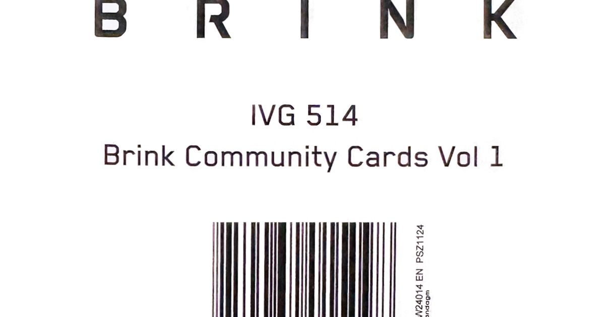 Brink: Community Cards Vol 1 | Board Game | BoardGameGeek