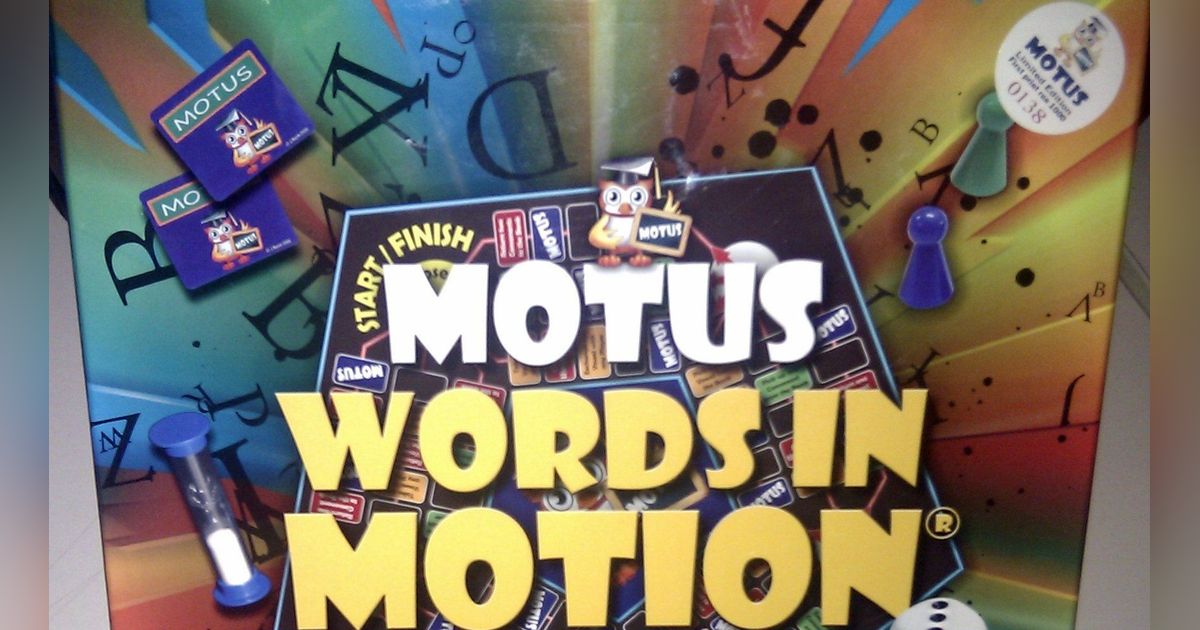 Motus: Words In Motion | Board Game | BoardGameGeek