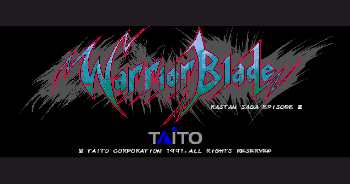 Conan At The Arcade - What is best? | Warrior Blade: Rastan Saga ...