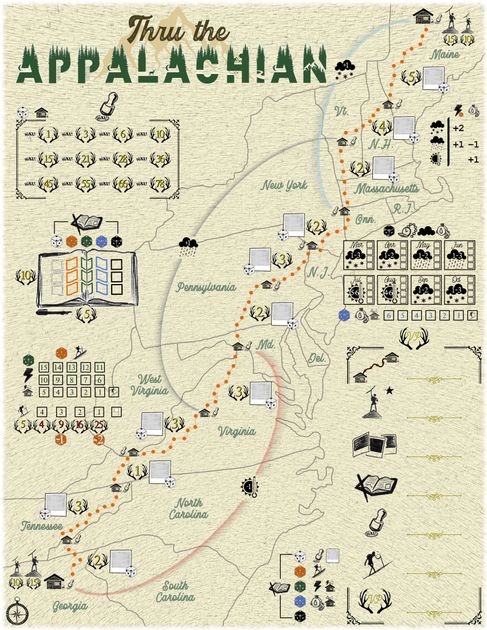 Print & Play Instructions | Thru the Appalachian