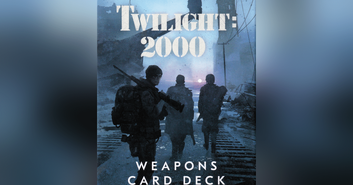 Weapon Cards (Twilight: 2000, 4th Edition) | RPG Item | BoardGameGeek