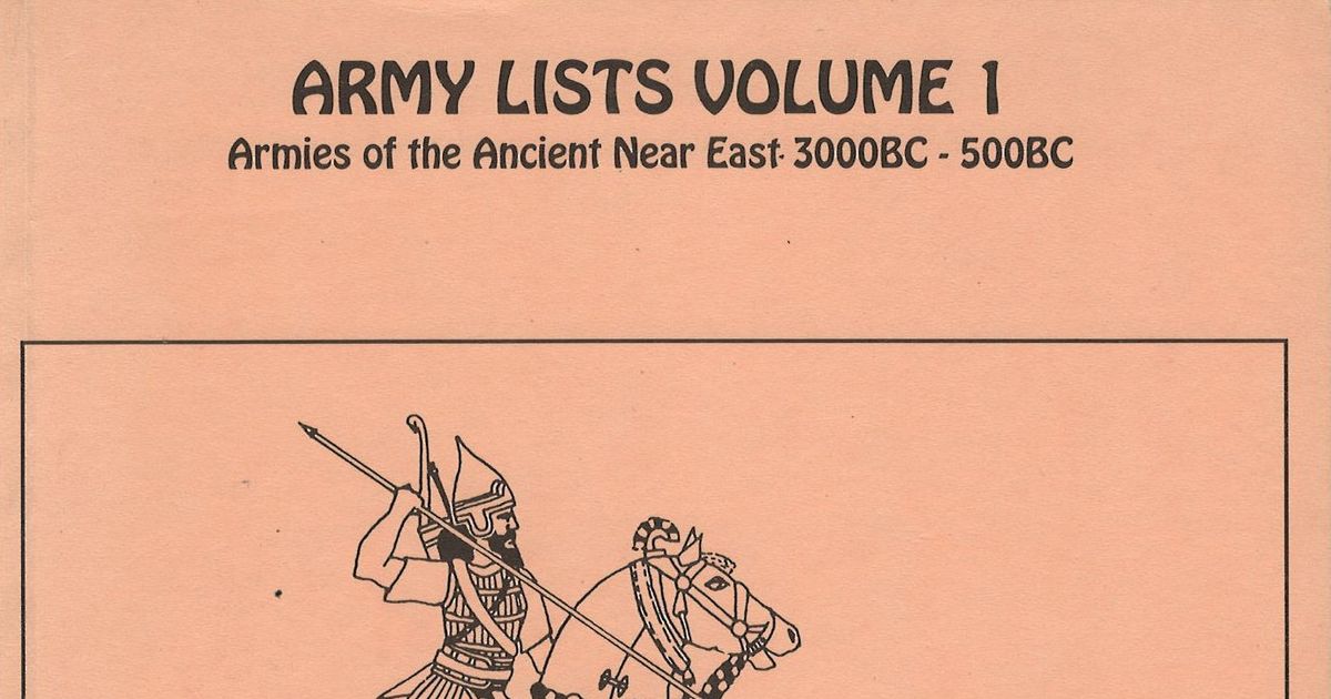 ancient army lists