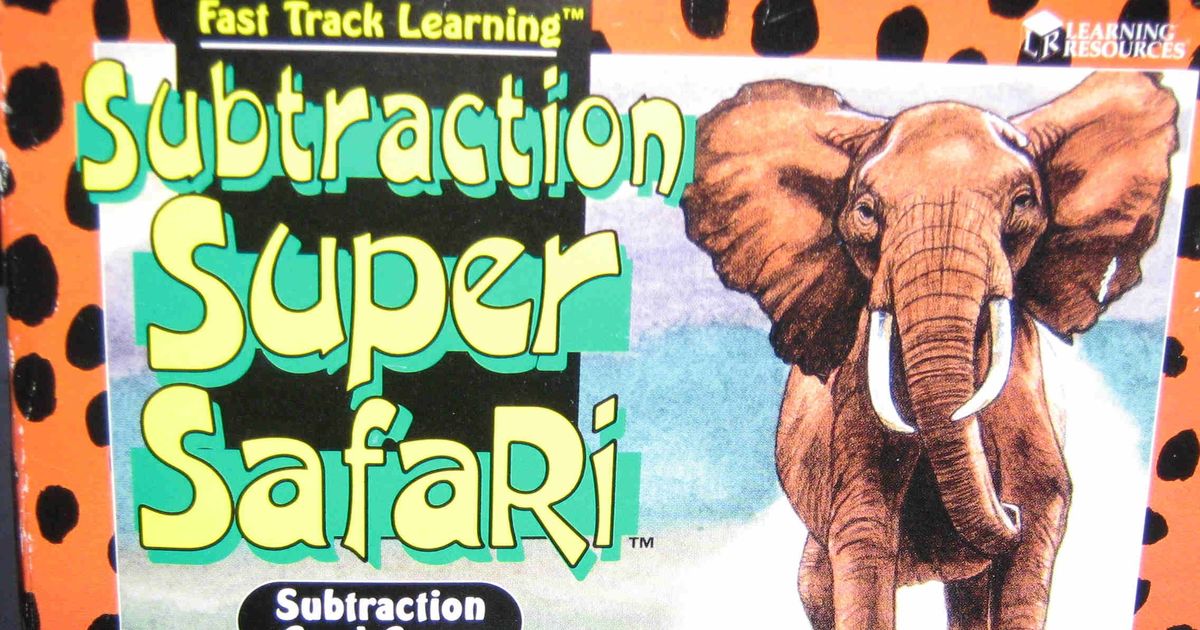 Subtraction Super Safari | Board Game | BoardGameGeek