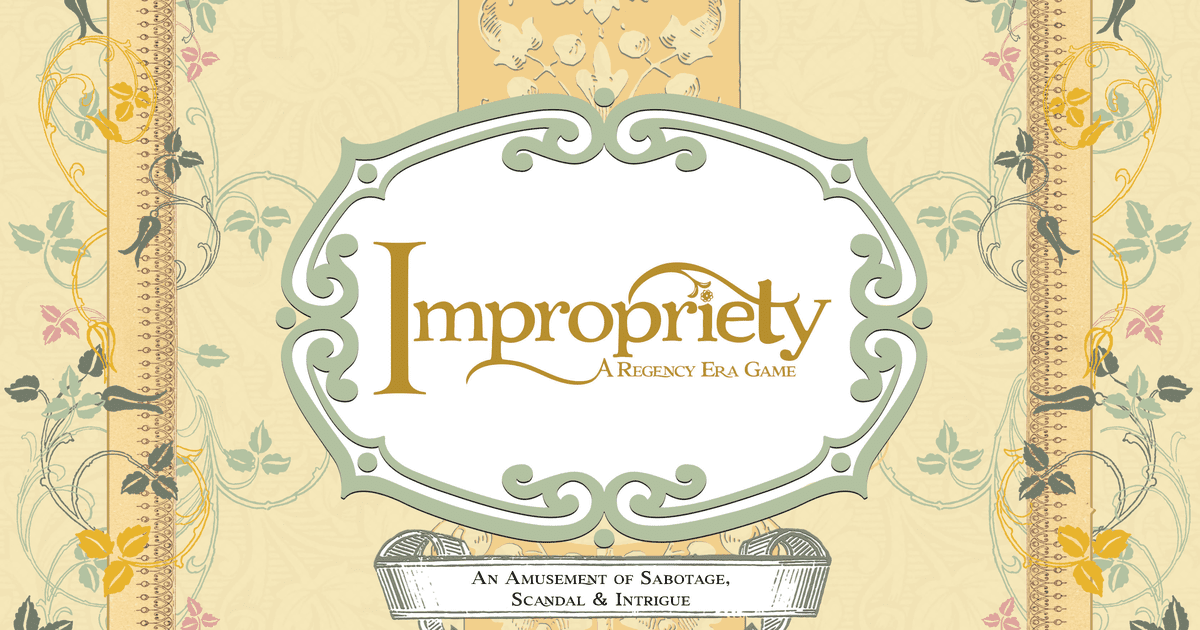 Impropriety: A Regency Era Game | Board Game | BoardGameGeek