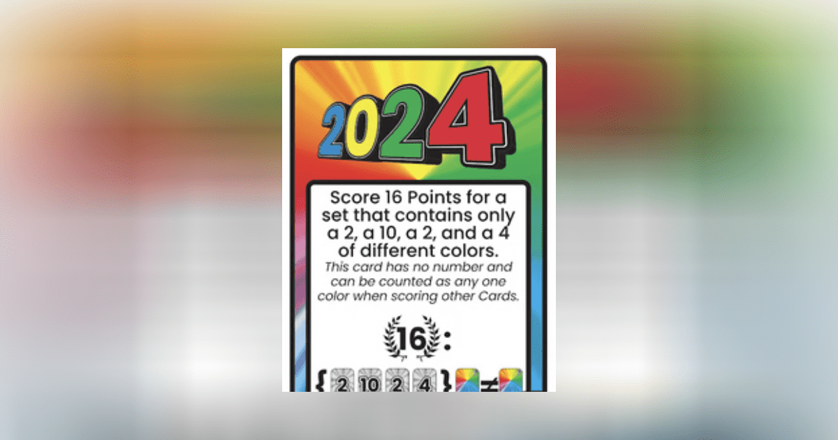 Score Cards: 2024 Promo Card | Board Game | BoardGameGeek