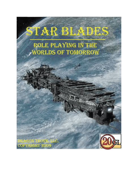 Star Blades Rules | RPG Item | BoardGameGeek