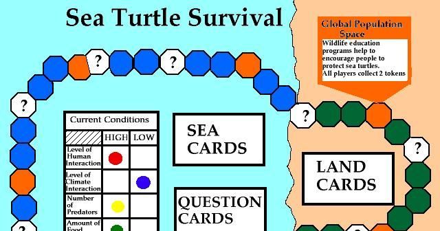 Sea Turtle Survival | Board Game | BoardGameGeek