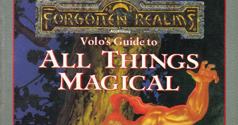 Volo's Guide to All Things Magical | RPG Item | RPGGeek