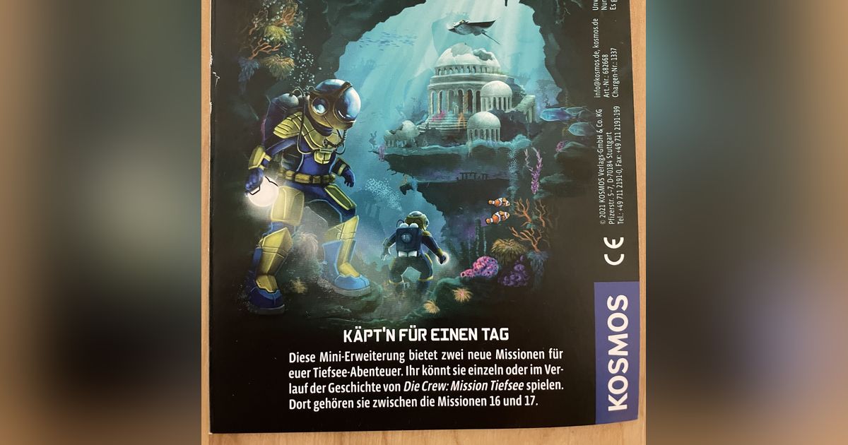 The Crew: Mission Deep Sea – Captain for the Day | Board Game ...