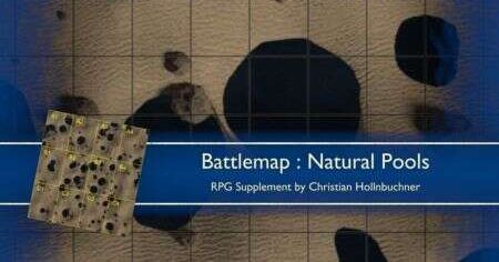 Battlemap: Natural Pools | RPG Item | RPGGeek