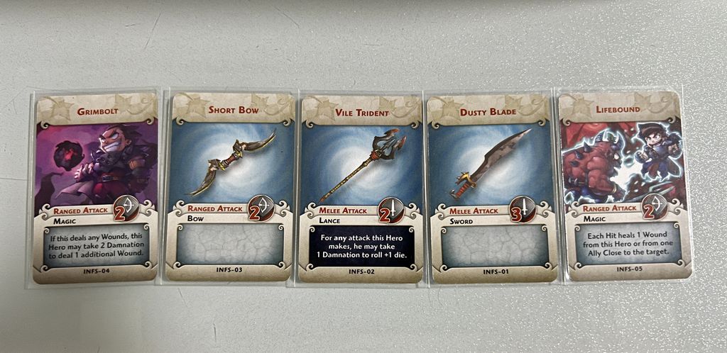 Arcadia Quest Inferno: Starter Deck Upgrade Cards | Arcadia Quest: Inferno