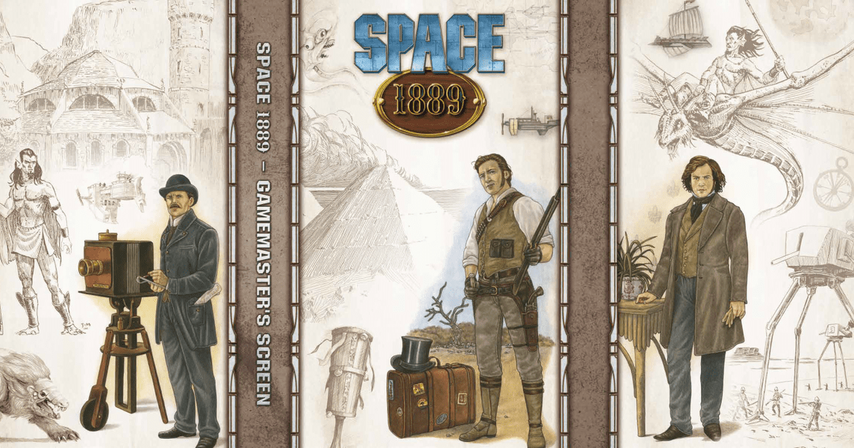 Space 1889 Gamemaster's Screen | RPG Item | RPGGeek