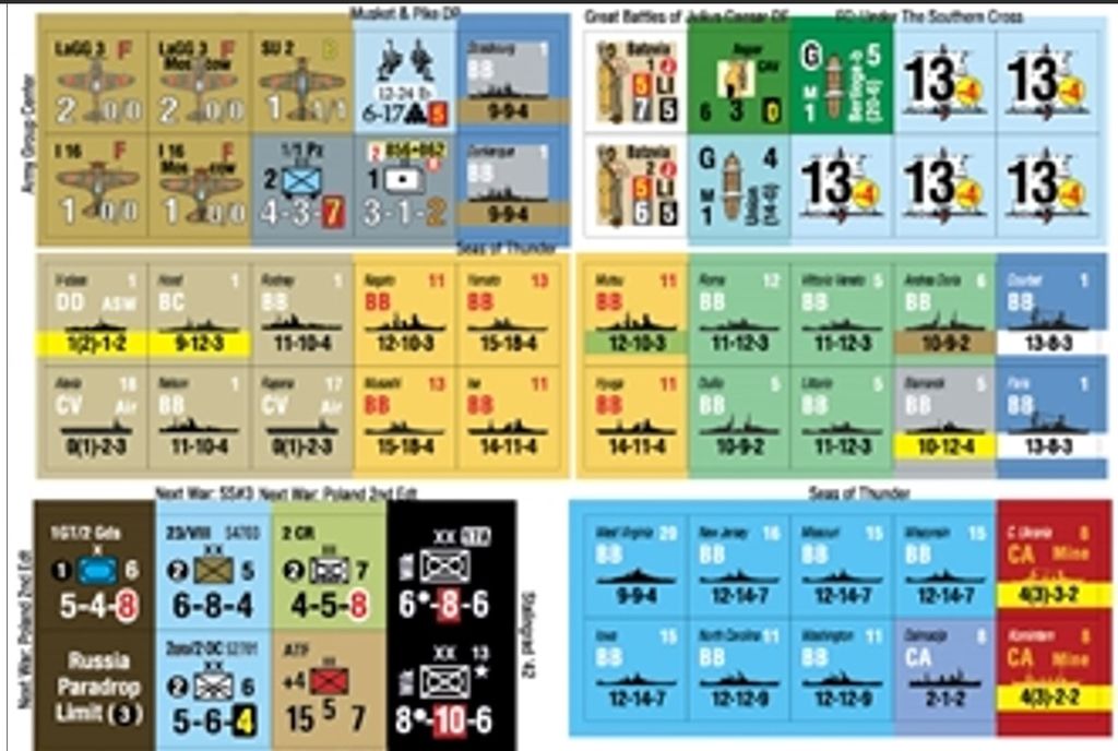 GMT 2023 errata counters will include updated ratings for several of ...