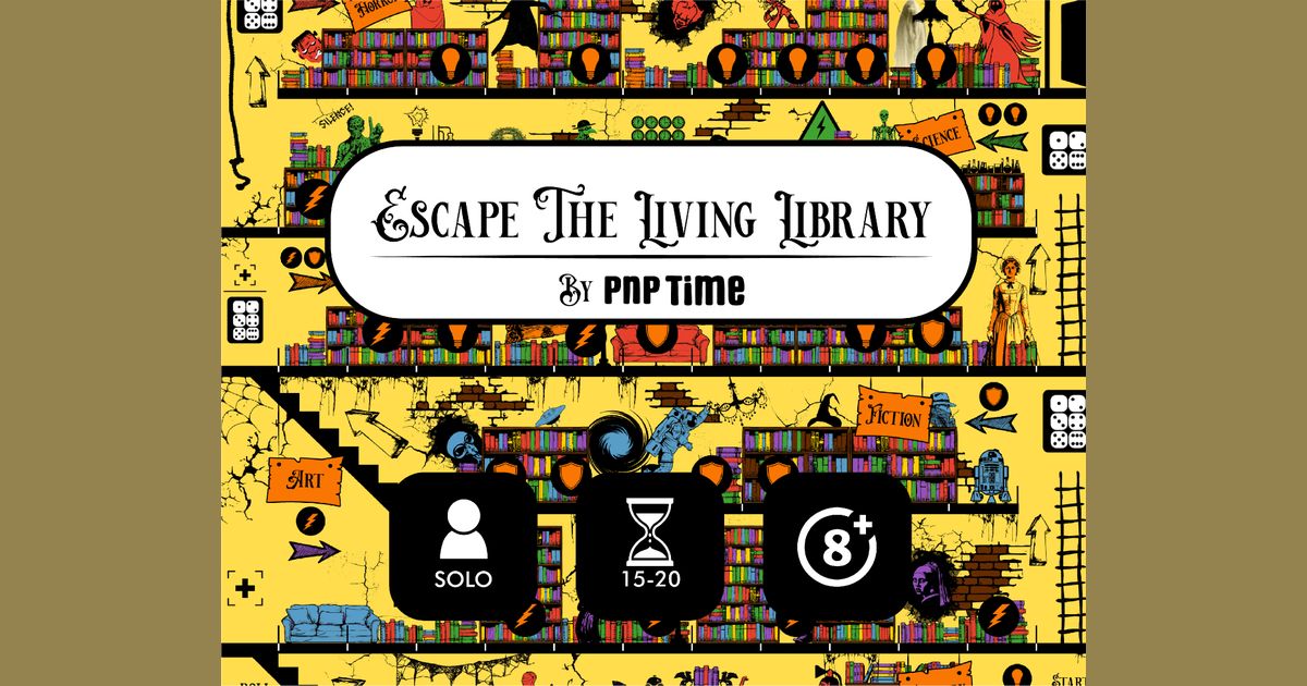 New PNP game alert! | Escape the Living Library | Escape the Living Library