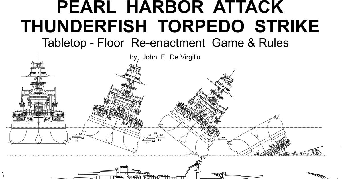 Pearl Harbor Attack Thunderfish Torpedo Strike | Board Game | BoardGameGeek