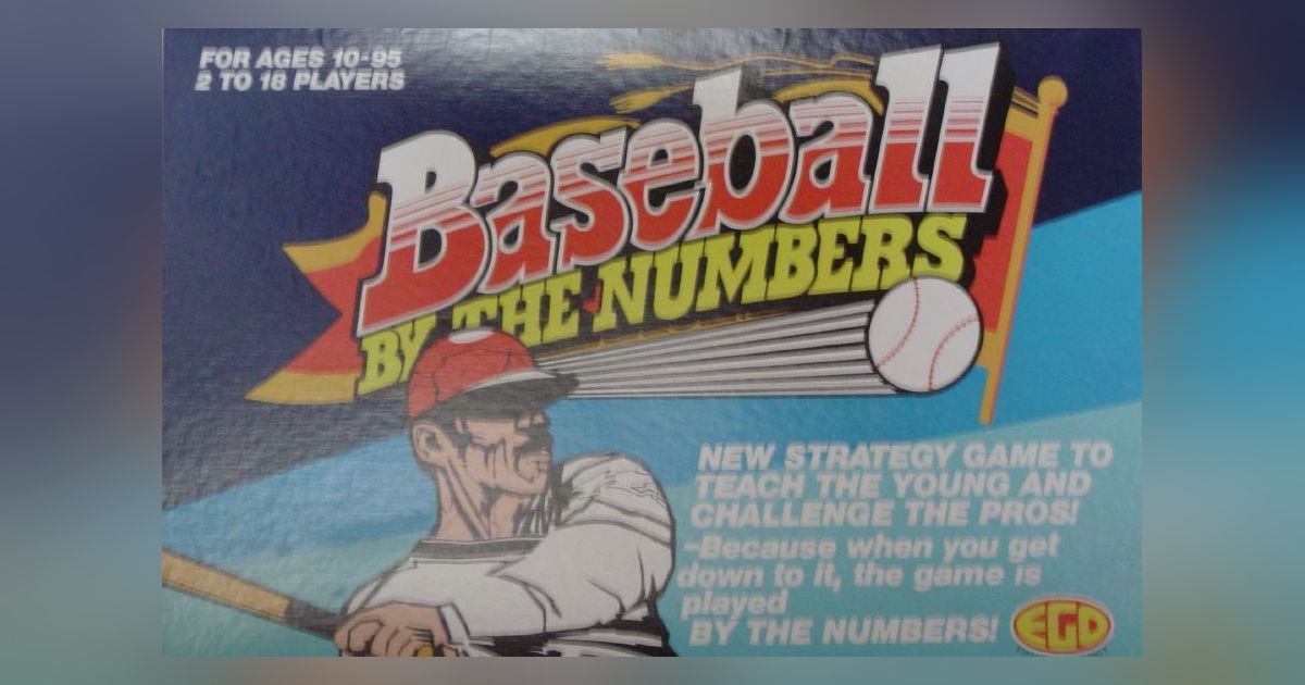 Baseball by the Numbers | Board Game | BoardGameGeek
