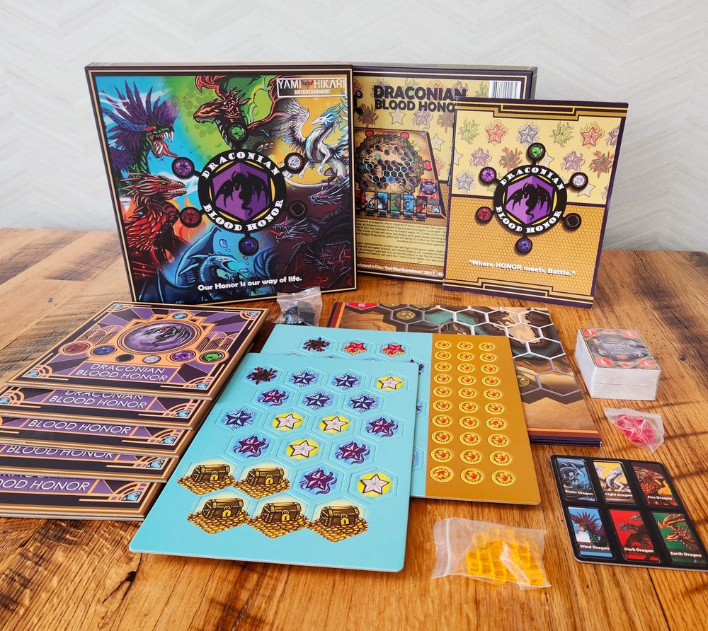 Our first Dragon board game: Draconian Blood Honor